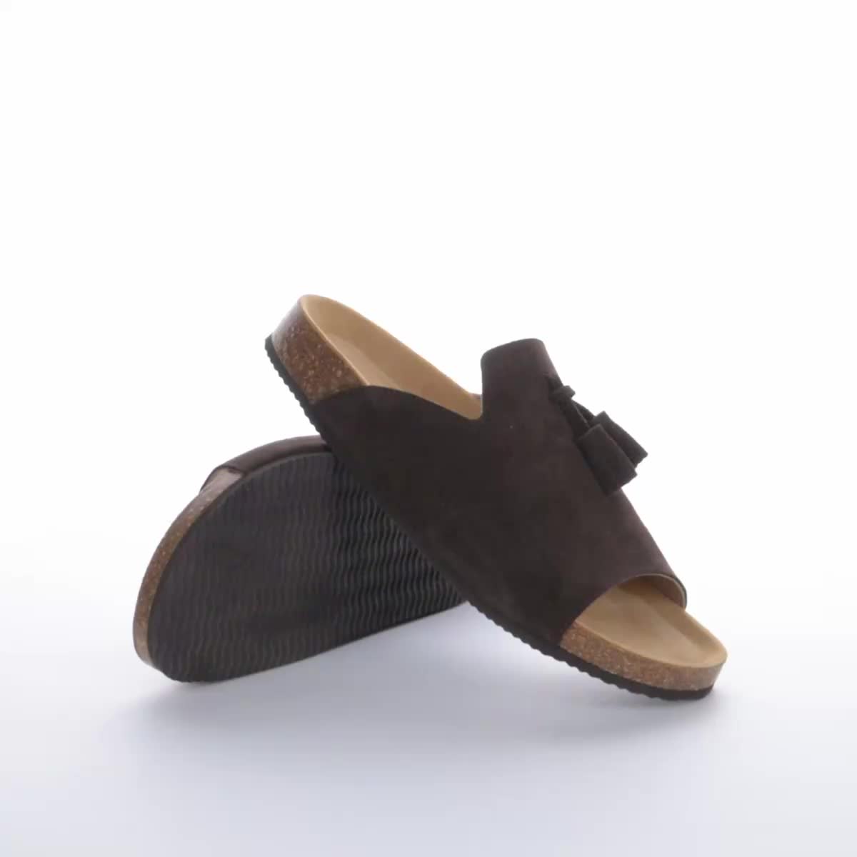 Женские ортопедические пантолеты ORTMANN Bravo с кисточками коричневый - купить в Москве в ...