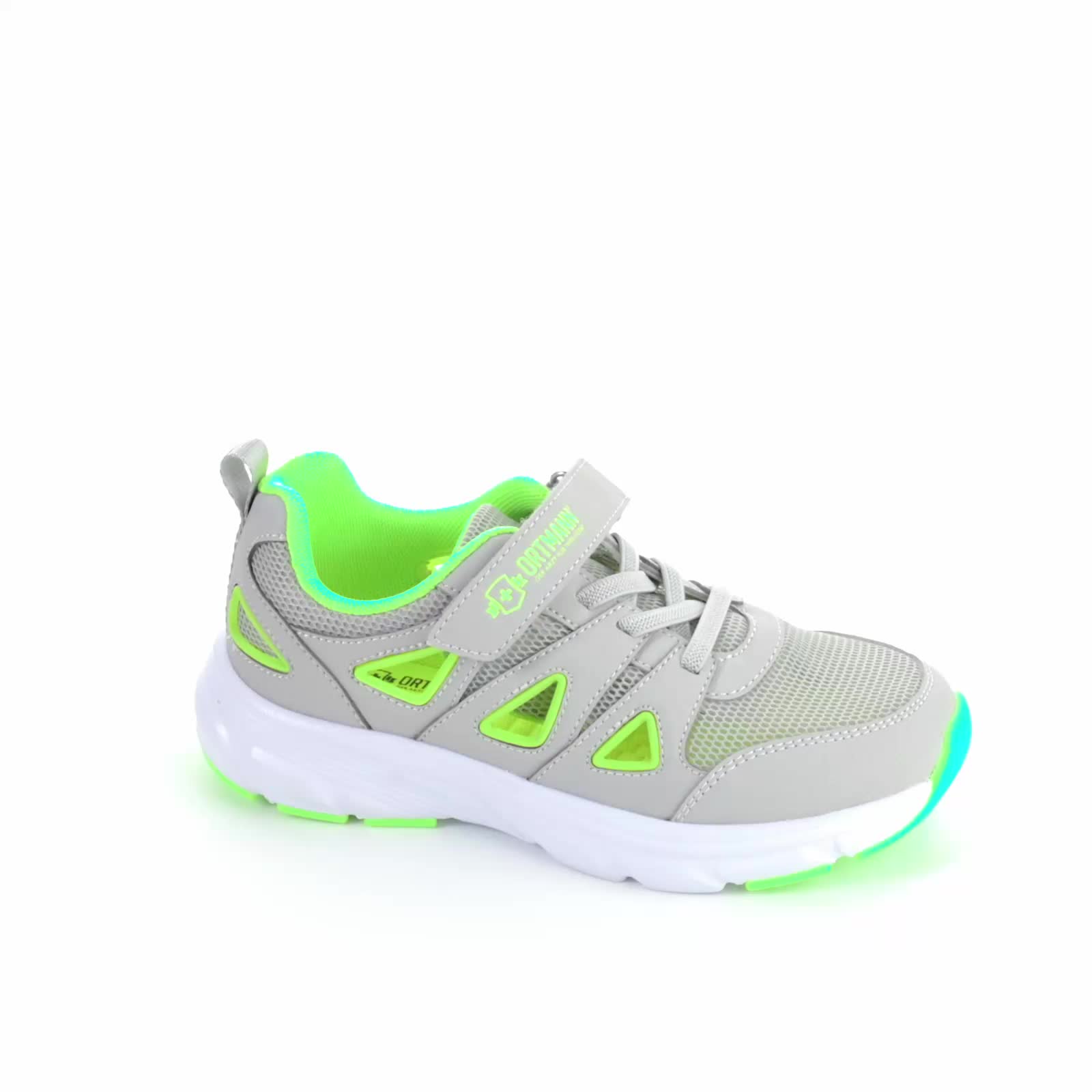 Детские ортопедические кроссовки ORTMANN Brilon серый - купить в Москве в интернет-магазине ...